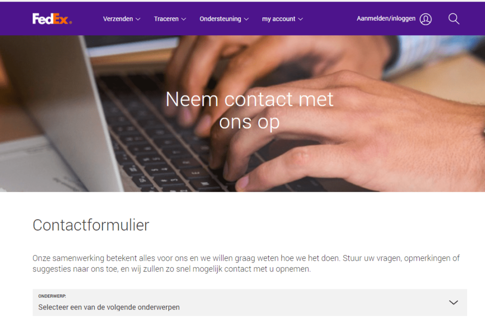 FedEx klantenservice Nederland: Telefoon, openingstijden.