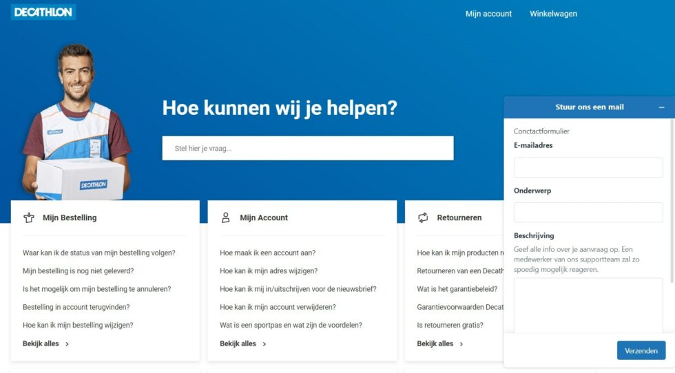 Decathlon klantenservice [0906-1516] - antwoorden op vragen