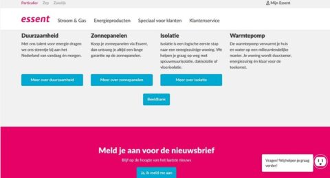 Alle Essent contact informatie en manieren van communicatie