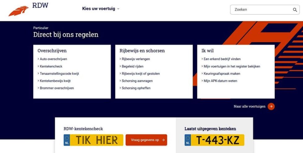Alle RDW contact informatie en manieren van communicatie