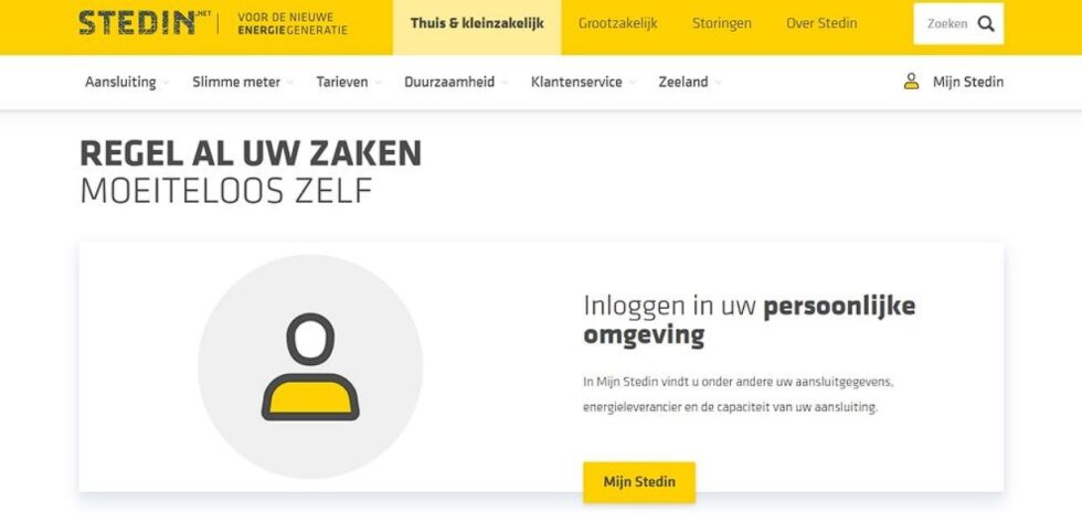 Alle Stedin contact informatie en manieren van communicatie